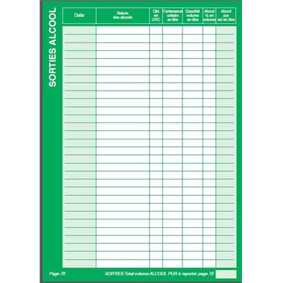 Registre des Alcools GUILLARD, REGISTRE PHARMACIE, REGISTRES ...